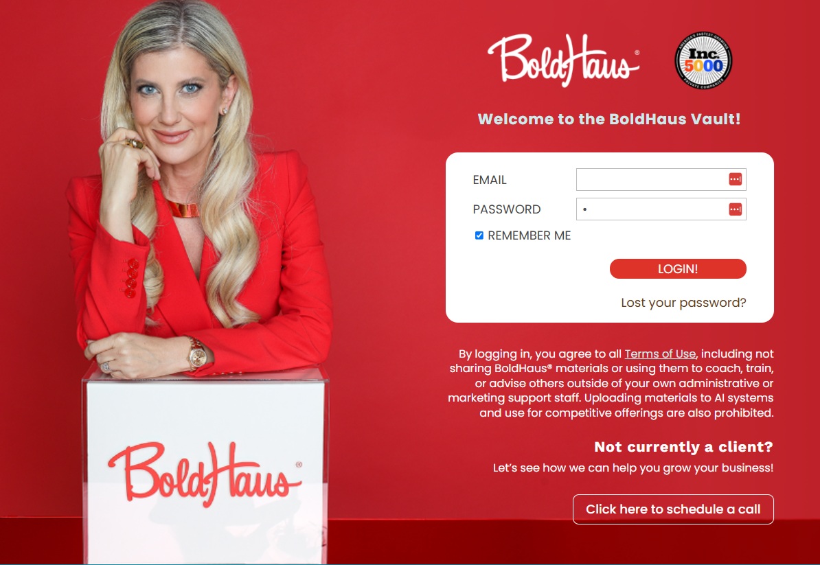 Login — The BoldHaus Collective Vault